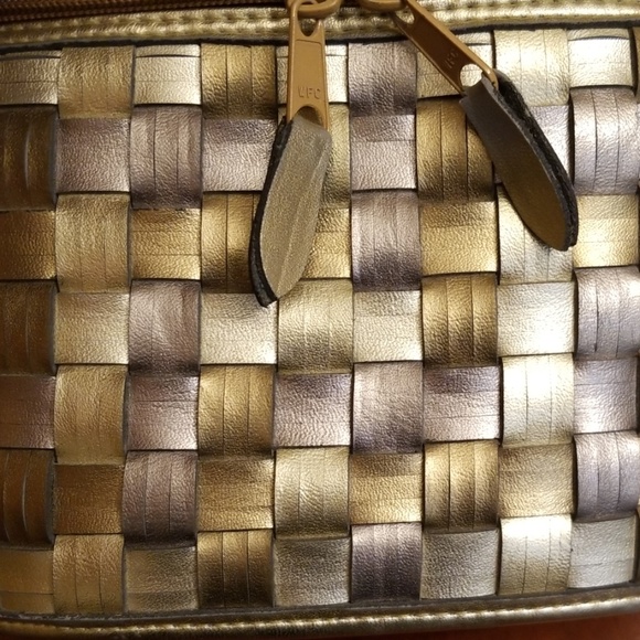 Warren Reed | Bags | Vintage Warren Reed Metallic Woven Oval Purse ...